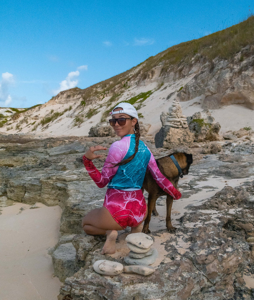 Fish scale Women's Rash Guard – T SEA I - ART